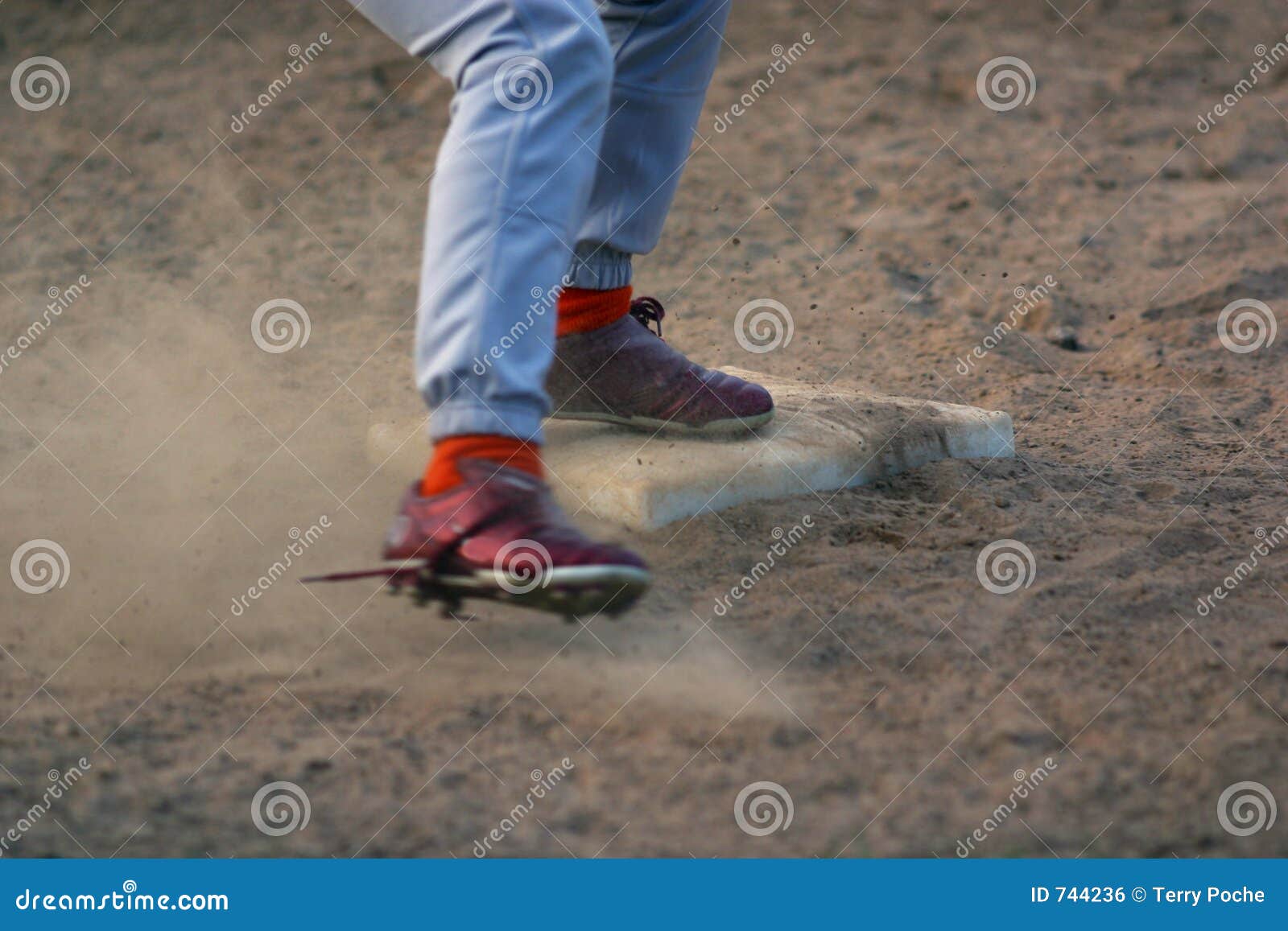 Sliding into Base stock photo. Image of runner, recreation - 744236