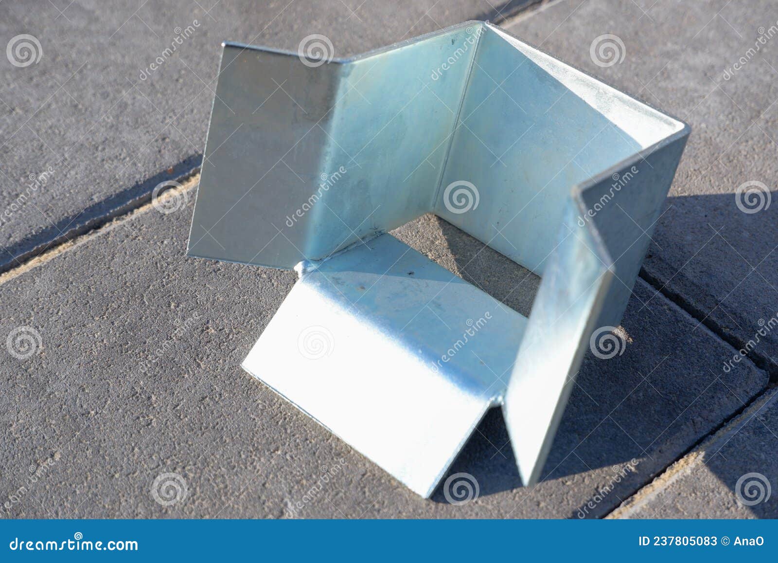 Sliding Gate Fittings. Close-up of Sliding Gate Catchers Stock Image ...