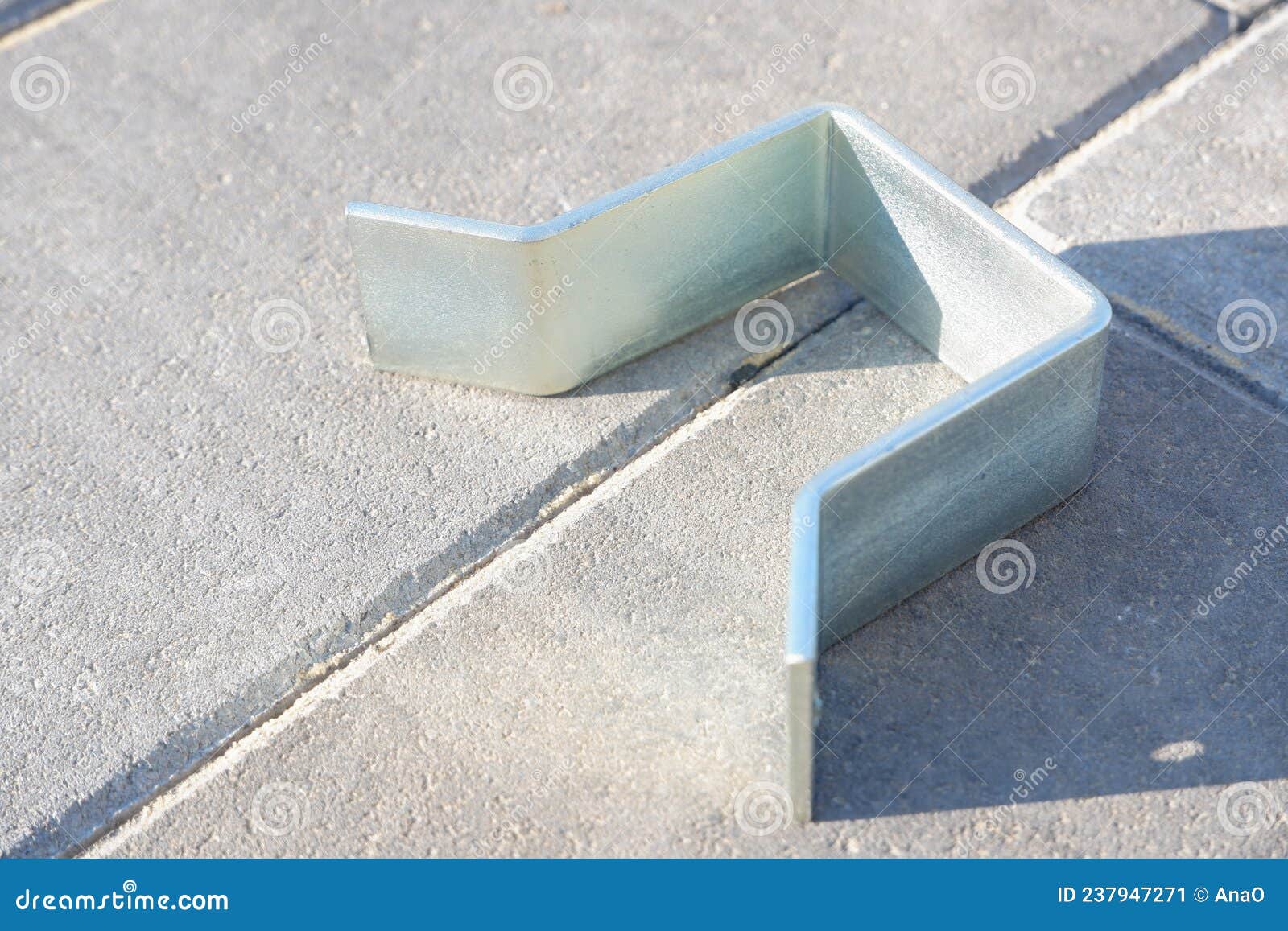 Sliding Gate Fittings. Close-up of Sliding Gate Catchers Stock Image ...