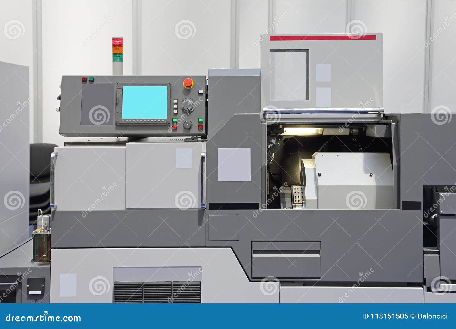 Auto Lathe Machine stock image. Image of sliding, industrial - 118151505