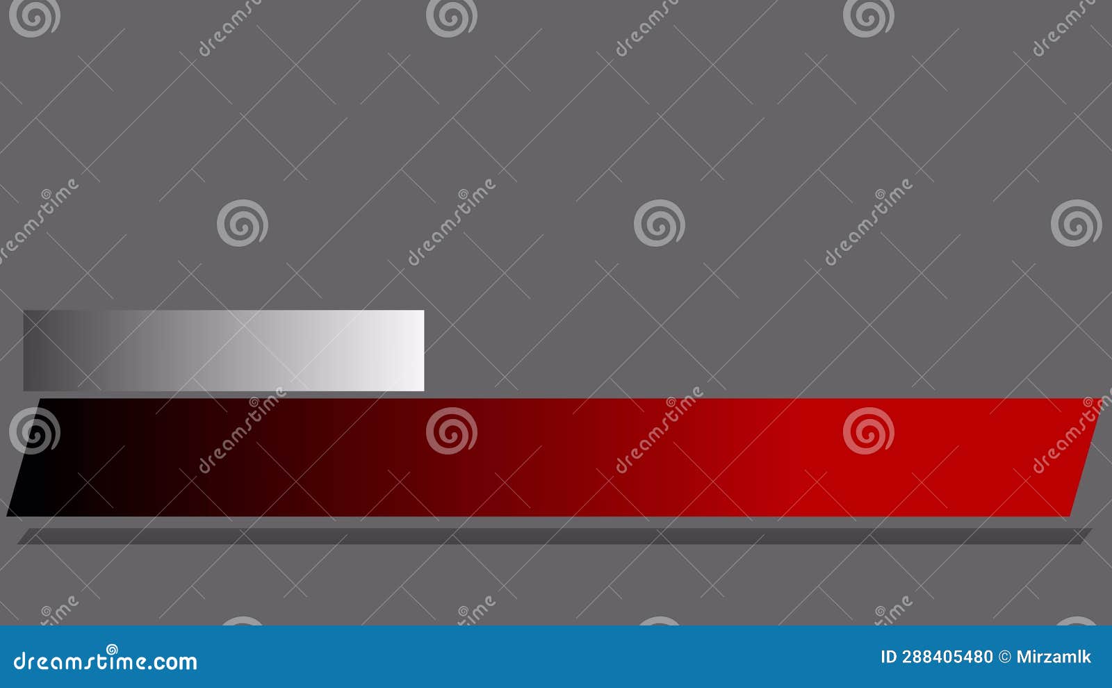 Sliding in and Out Red and Black Gradient Lower Third Title in 4K Alpha ...