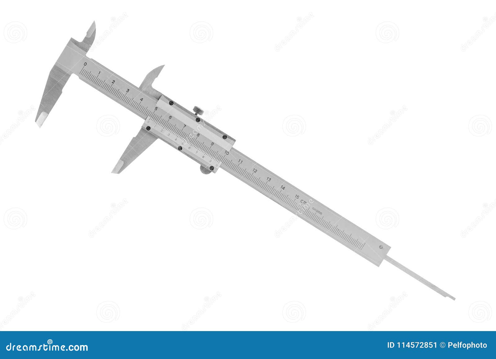 Sliding scale. stock image. Image of control, hand, caliper - 114572851