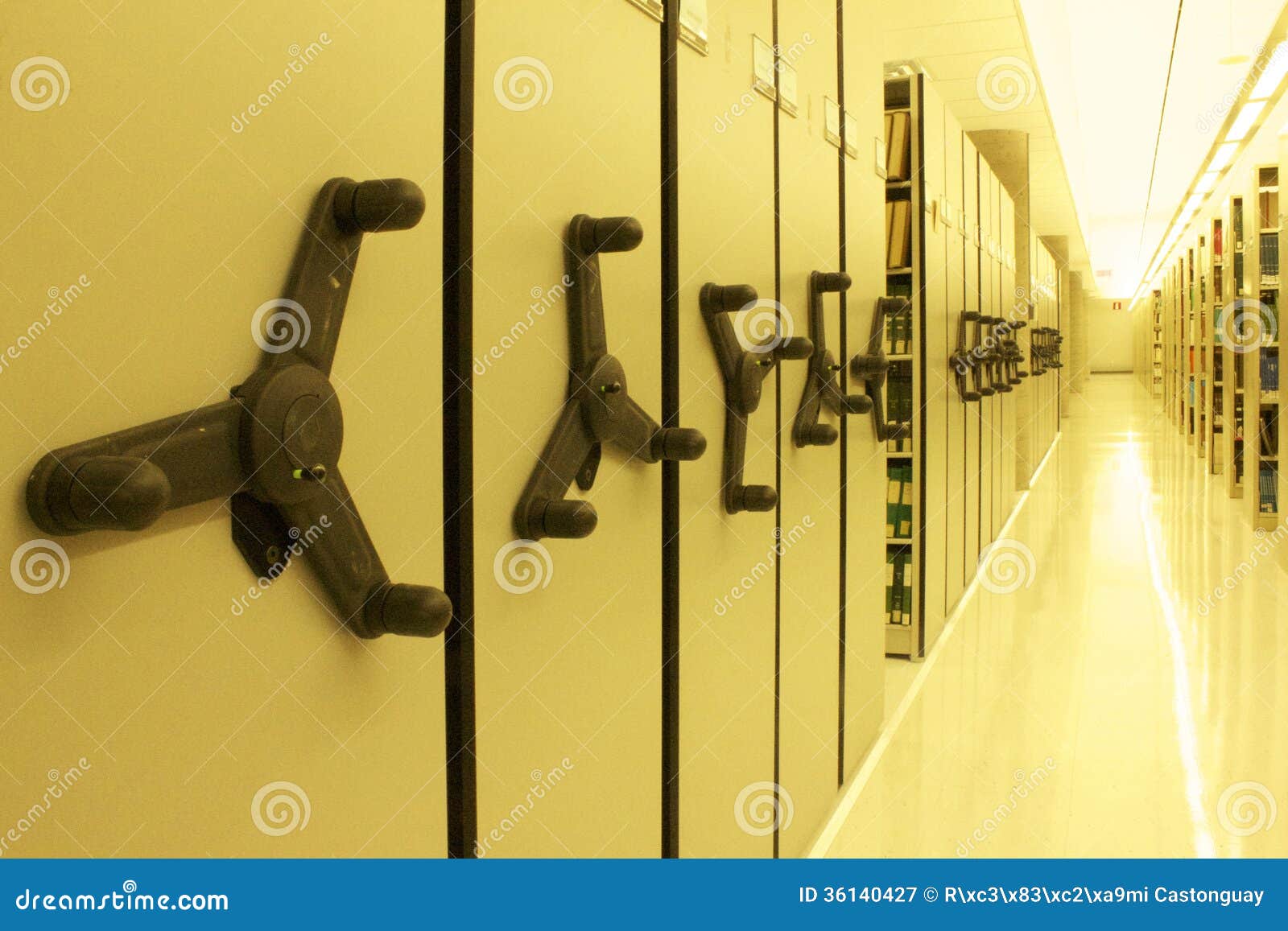 Sliding shelves stock image. Image of archive, shelf - 36140427