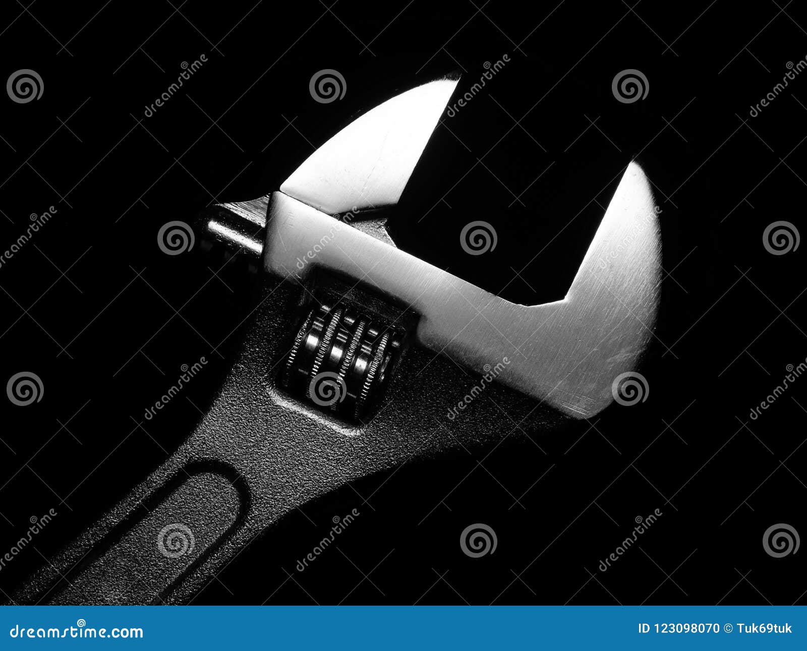 Sliding Wrench Made of Steel Stock Photo - Image of industry, iron ...
