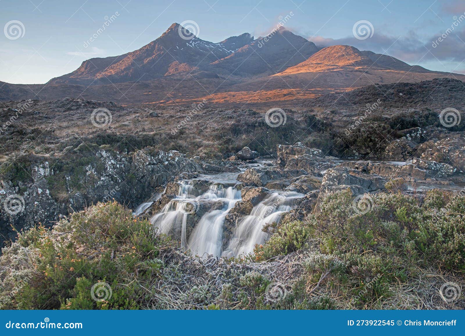 Sligachan Falls Isle of Skye Scotland. Stock Image - Image of europes ...