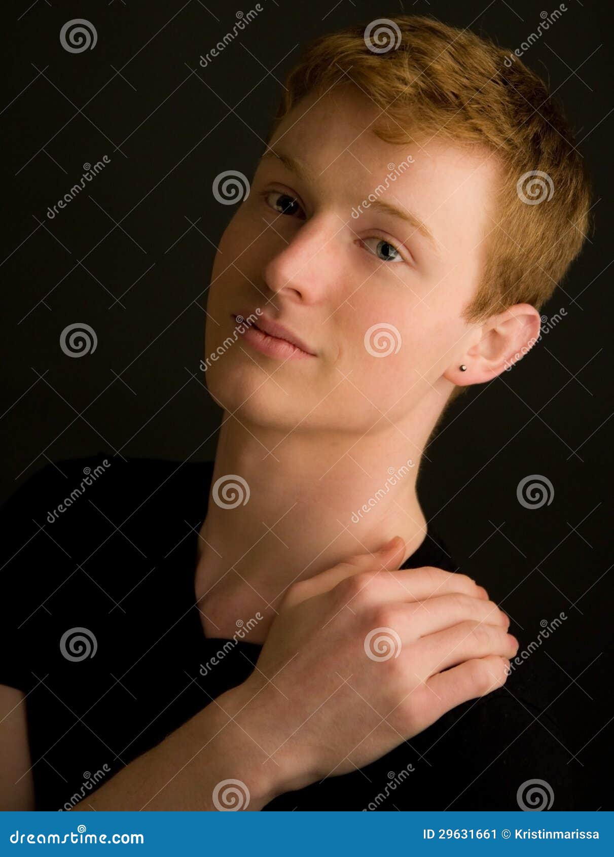 Slight Smile, Friendly Eyes Stock Image - Image of background ...