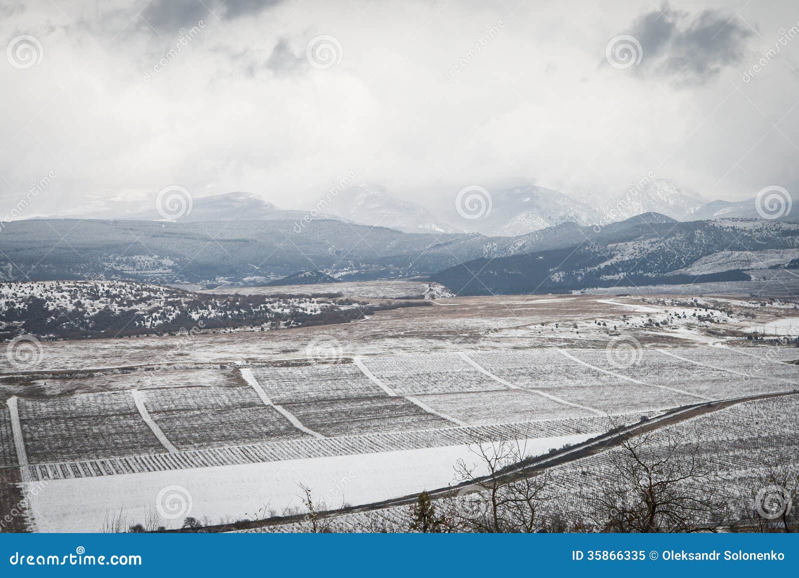 Slight snow in mountains stock image. Image of hiking - 35866335