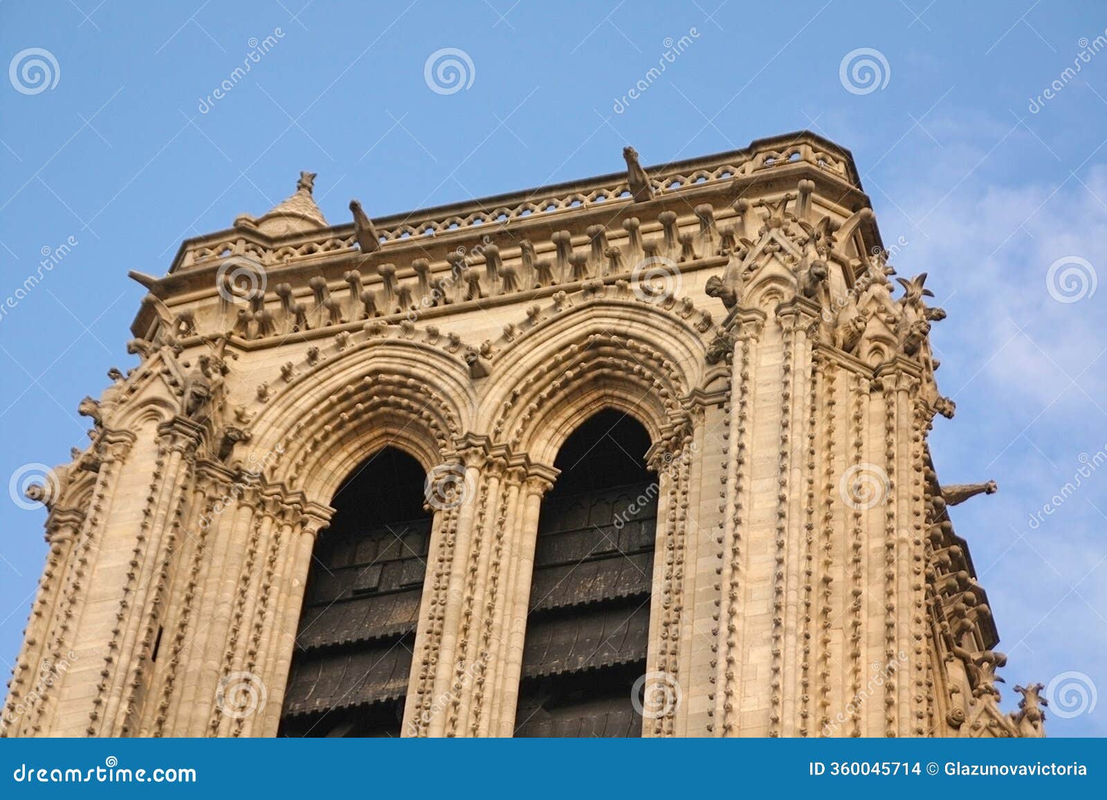 Ornate Gothic Cathedral Facade with Exquisite Detailed Stonework Stock ...