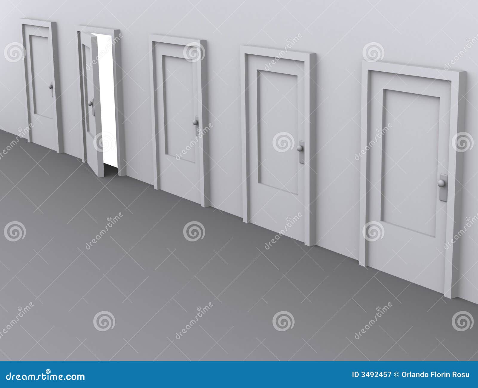 Slightly open stock illustration. Illustration of open - 3492457