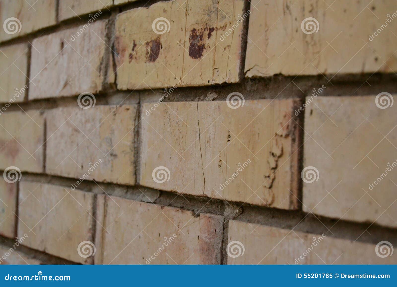 Slightly Weathered Brick Wall Stock Image - Image of brick, wall: 55201785