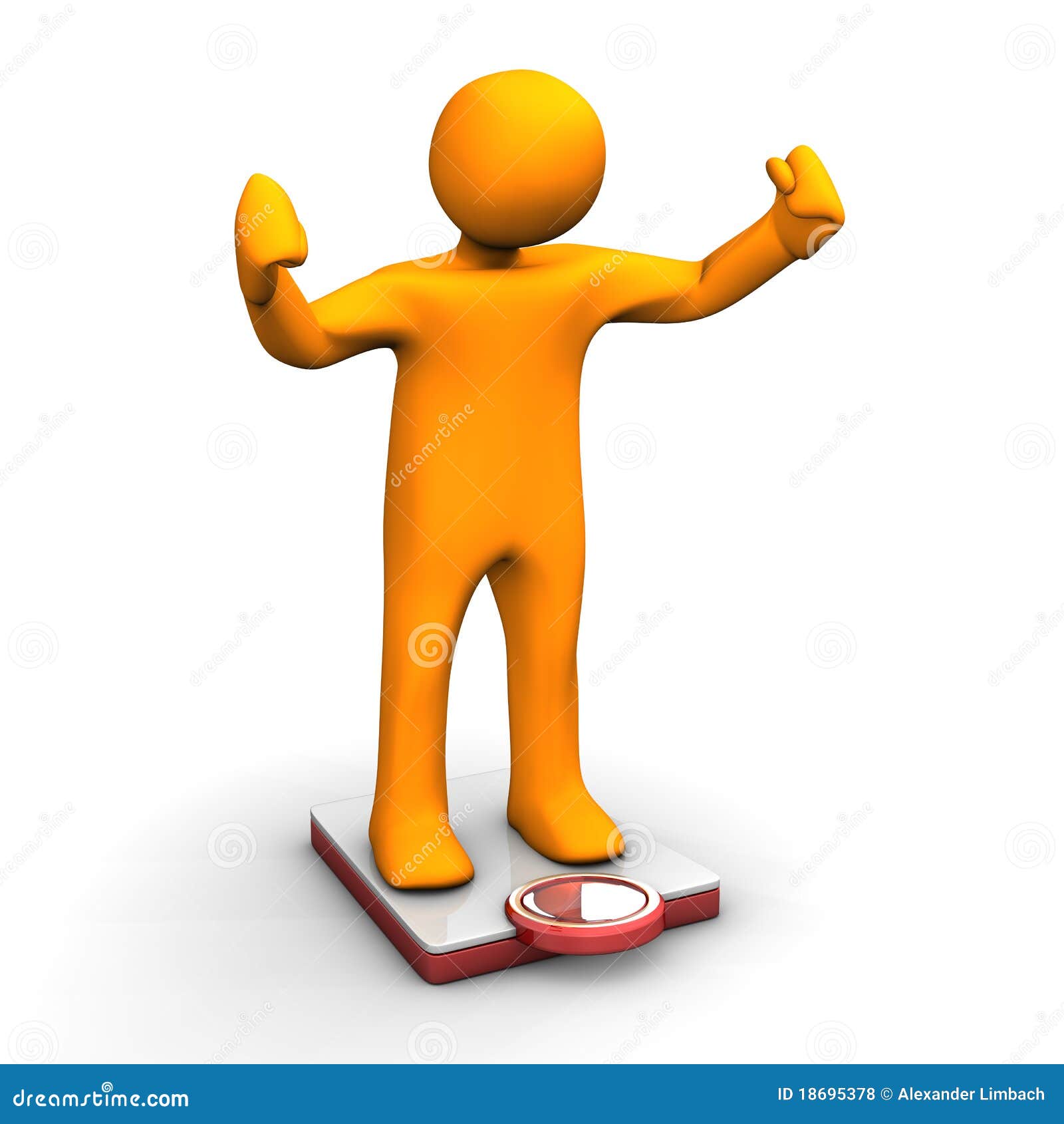 Slim stock illustration. Illustration of decrease, happy - 18695378