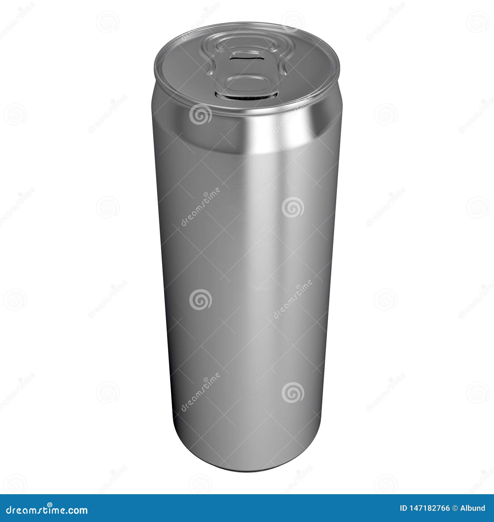 Slim Aluminum Can stock illustration. Illustration of shiny - 147182766