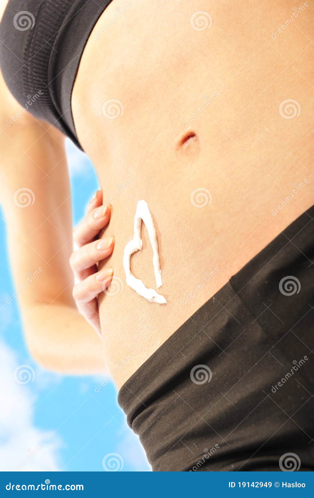 Slim body stock image. Image of slender, sportswear, attractive - 19142949