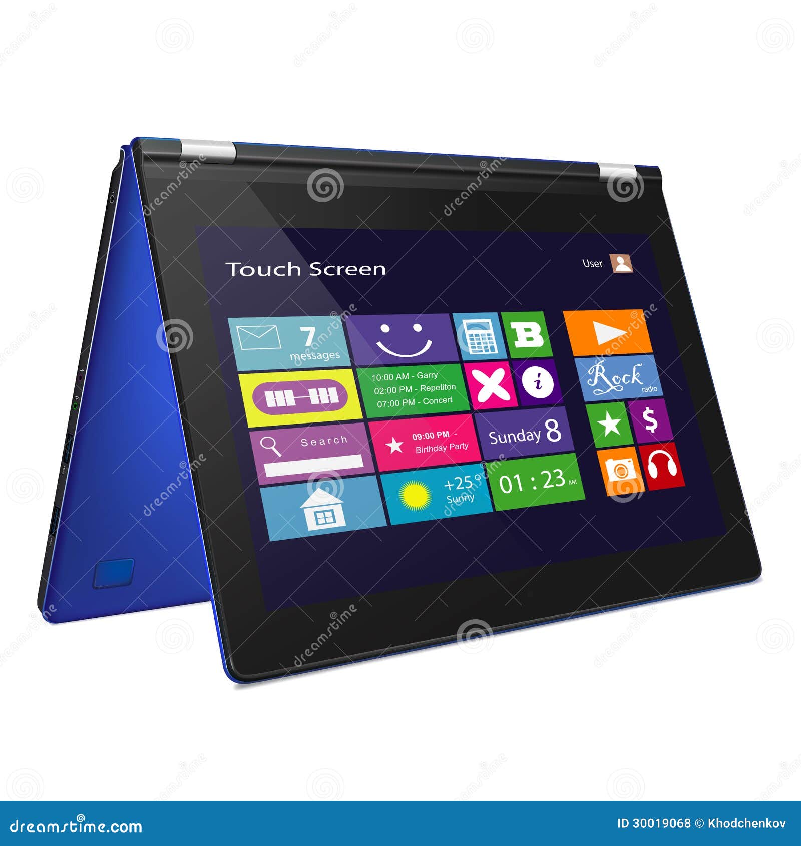 Convertible Laptop Line Icons Collection. Versatile, Flexible, Portable ...