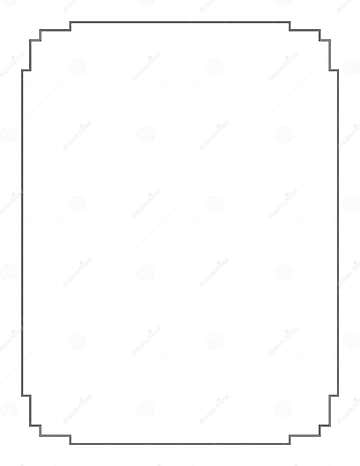 Slim Deco Border stock illustration. Illustration of frame - 3477252