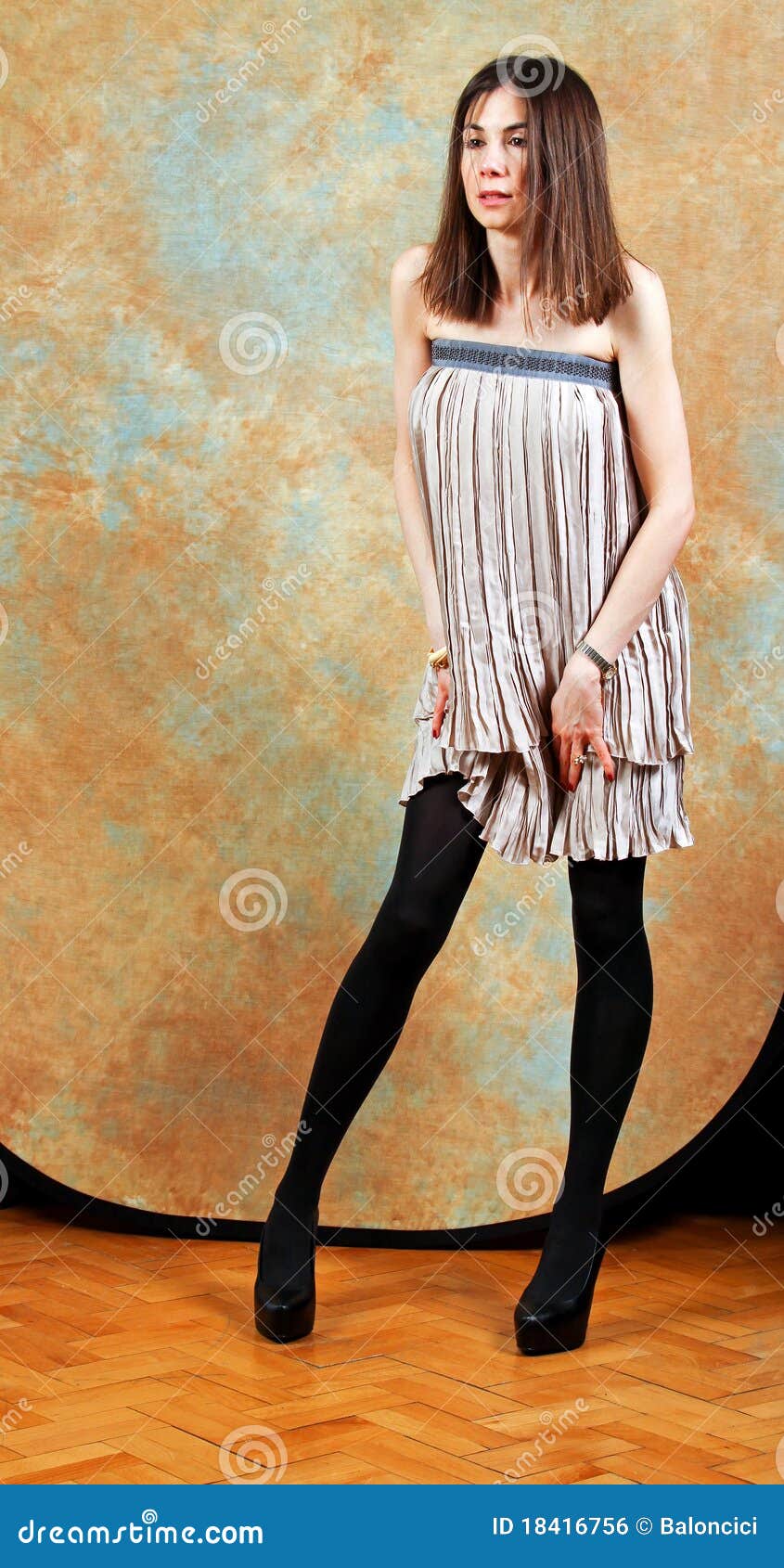 Slim girl stock photo. Image of smile, people, fashionable - 18416756