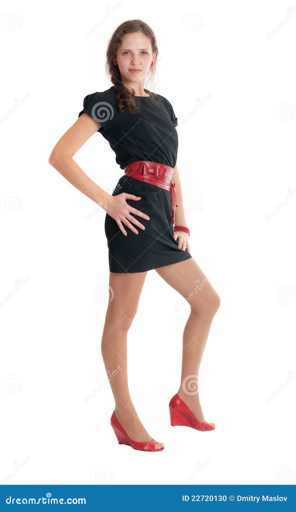 The slim girl stock photo. Image of fashion, woman, beauty - 22720130