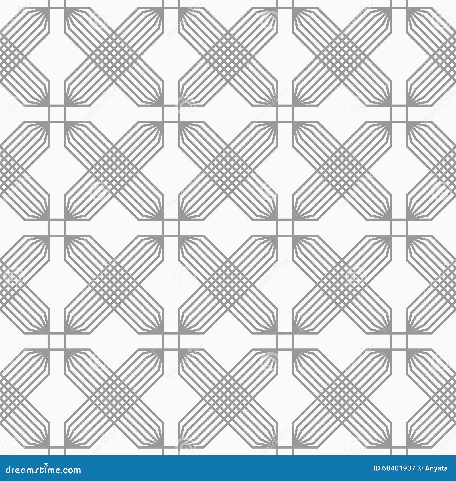 Slim Gray Hatched Rectangles Reticulated Stock Vector - Illustration of ...