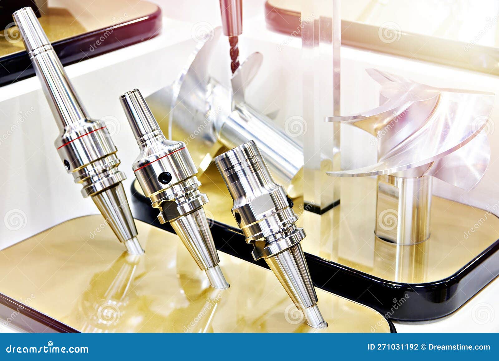 Slim Hydraulic Expansion Chucks Stock Photo - Image of machining ...