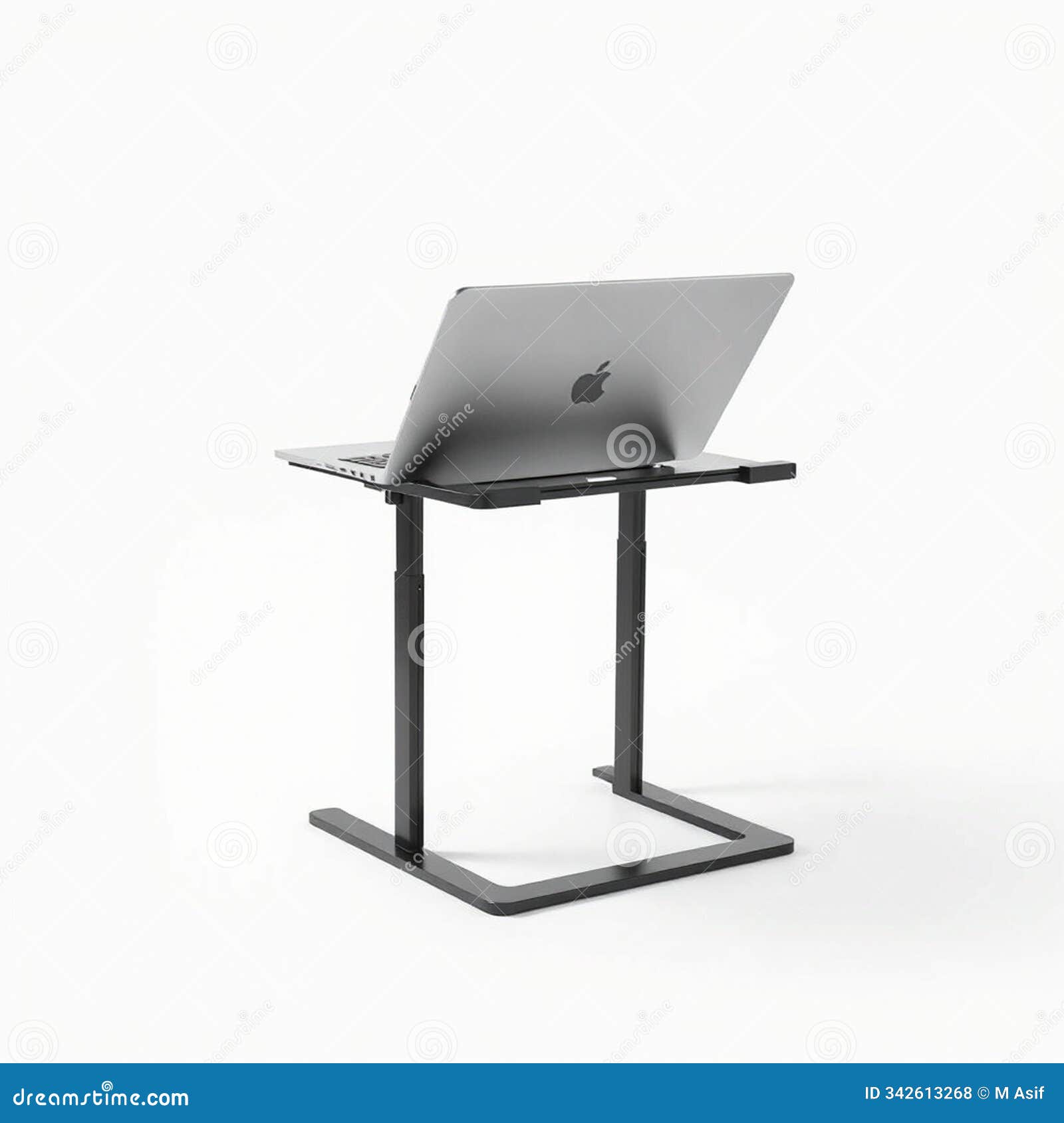 A Slim Laptop Stand with Adjustable Height Features, Designed Stock ...