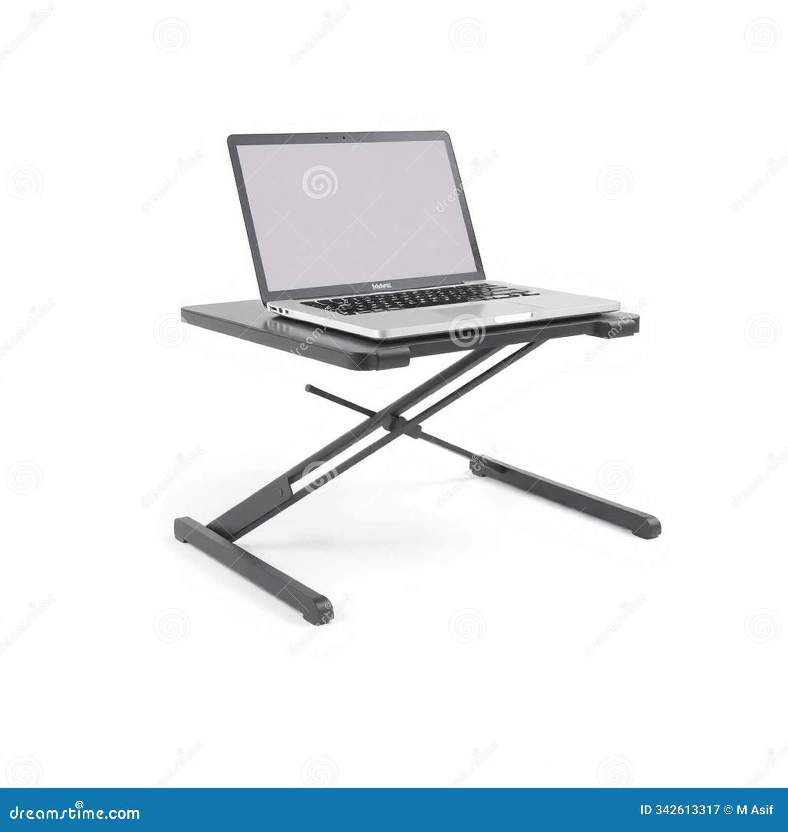 A Slim Laptop Stand with Adjustable Height Features, Designed Stock ...