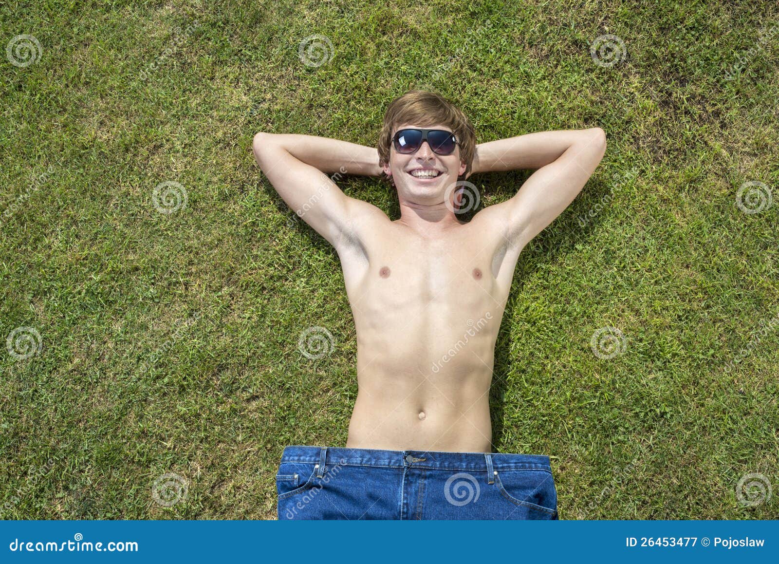 Slim man stock image. Image of caucasian, huge, shirtless - 26453477