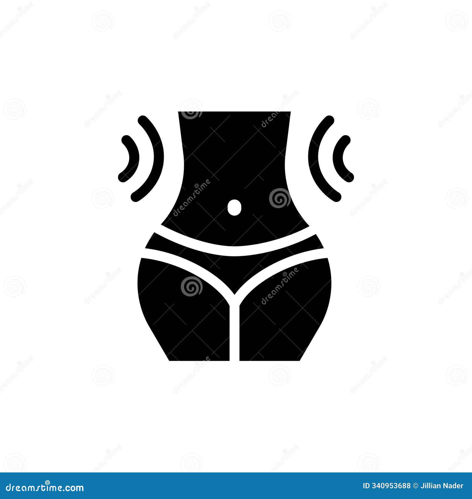 Slim, Weight Loss Icon Web Design in Vector Stock Vector - Illustration ...