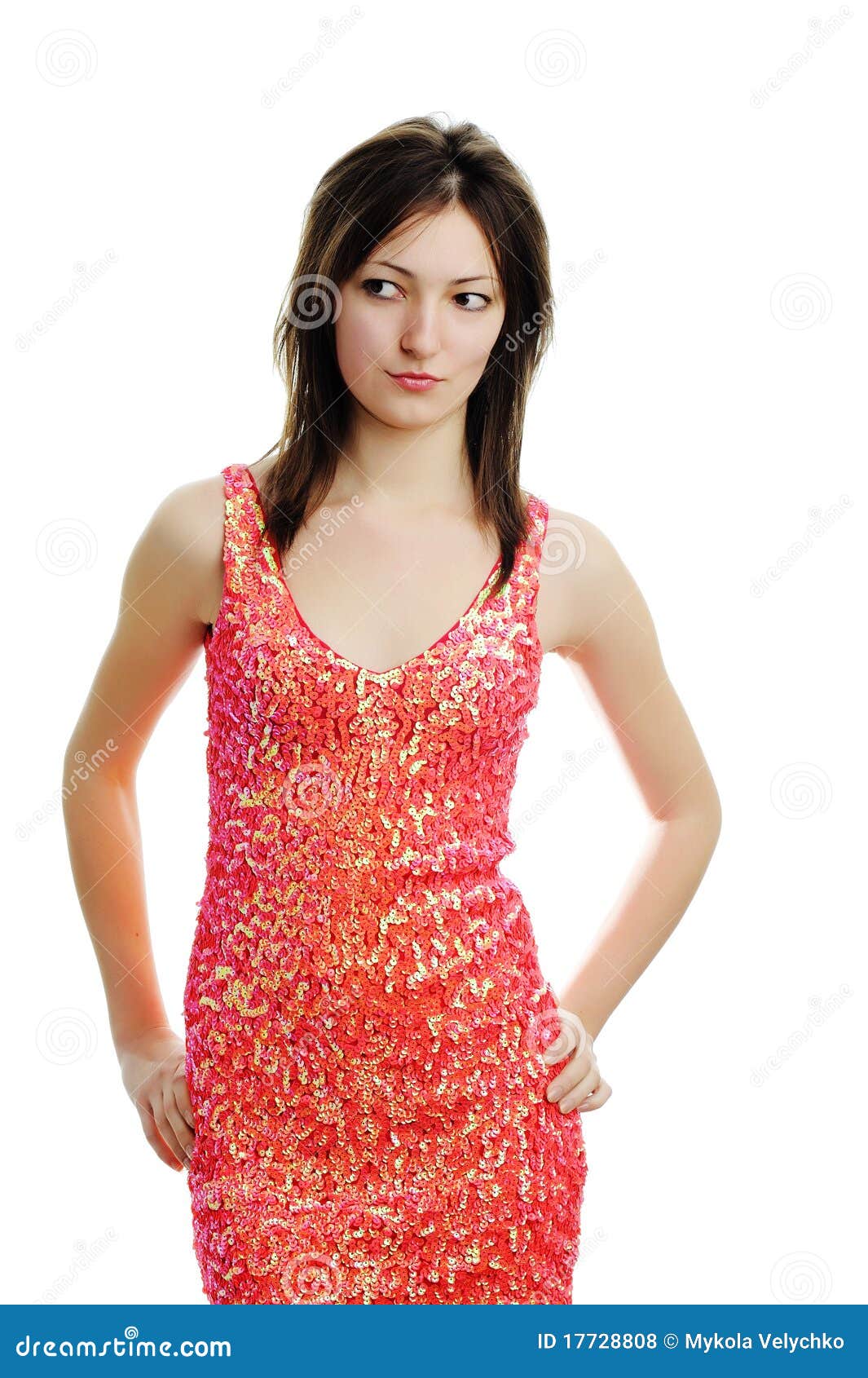 Slim woman stock photo. Image of party, person, hair - 17728808