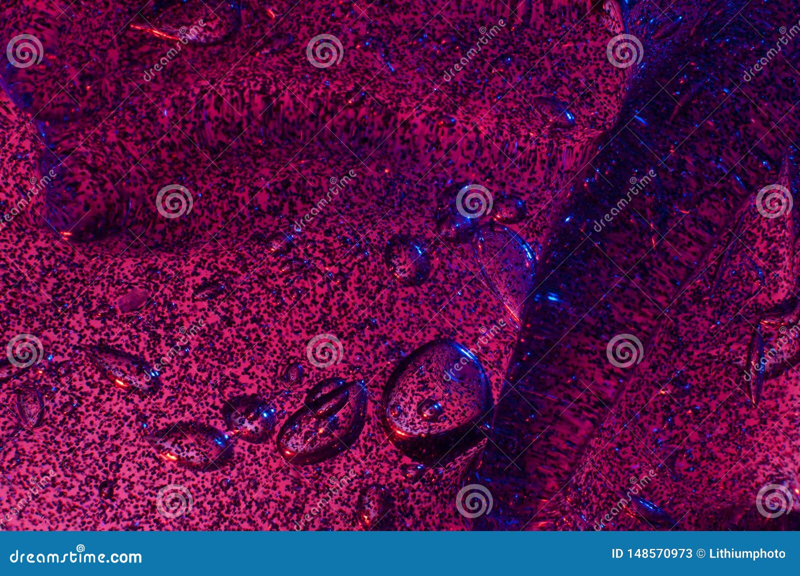 Slime with Glittering Multicolor Particles Stock Image - Image of dust ...