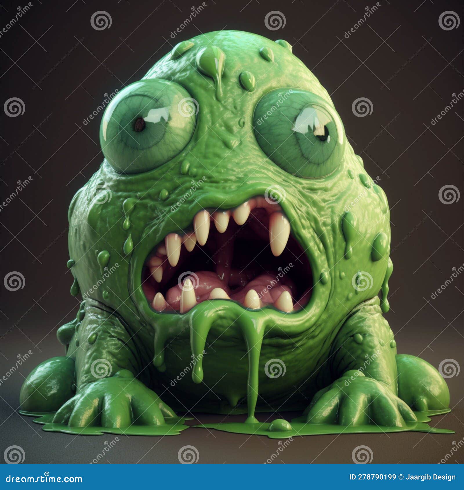 Slime monster stock illustration. Illustration of holiday - 278790199