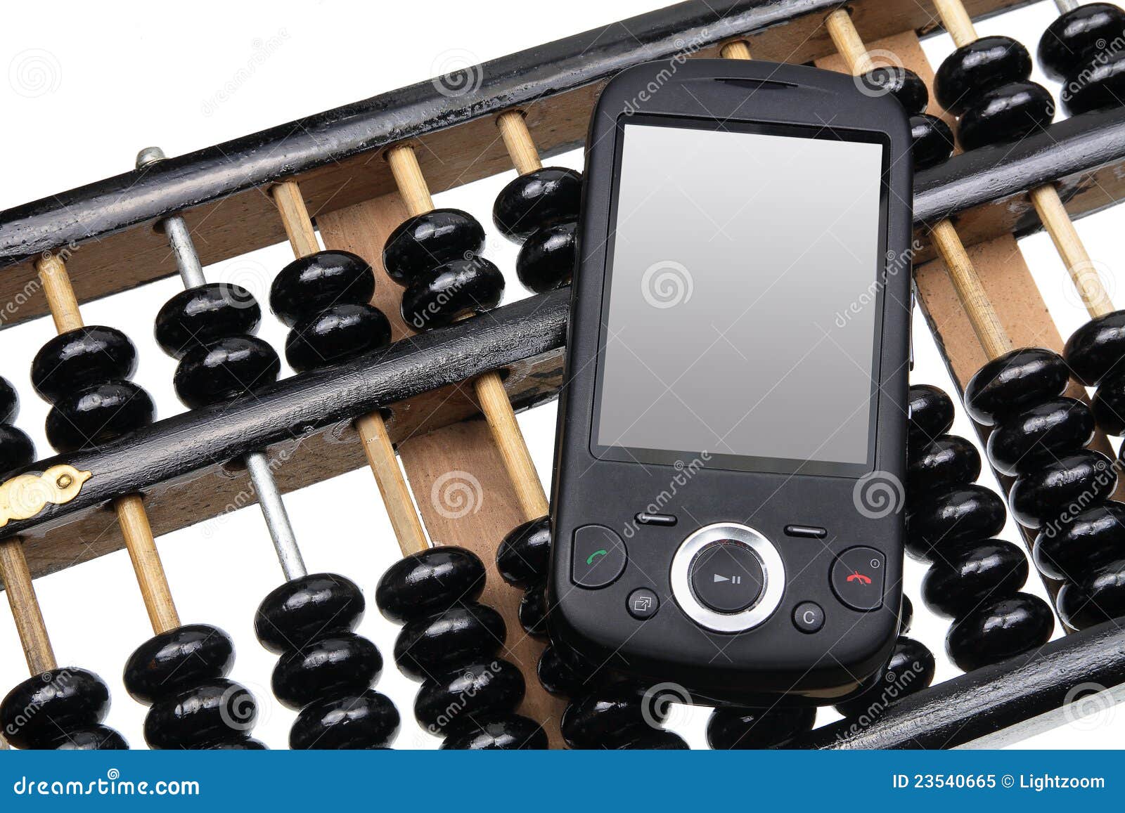 Slimme Telefoon op Telraam stock afbeelding. Image of gevormd - 23540665