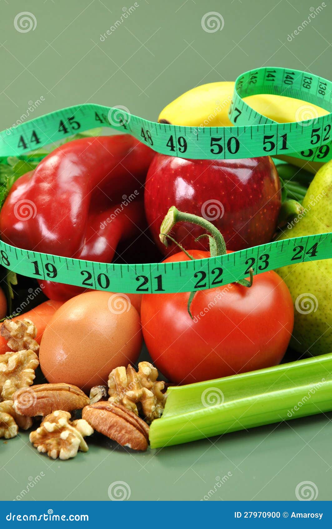 Slimming Diet Healthy Food (Vertical) Stock Photo - Image of delicious ...