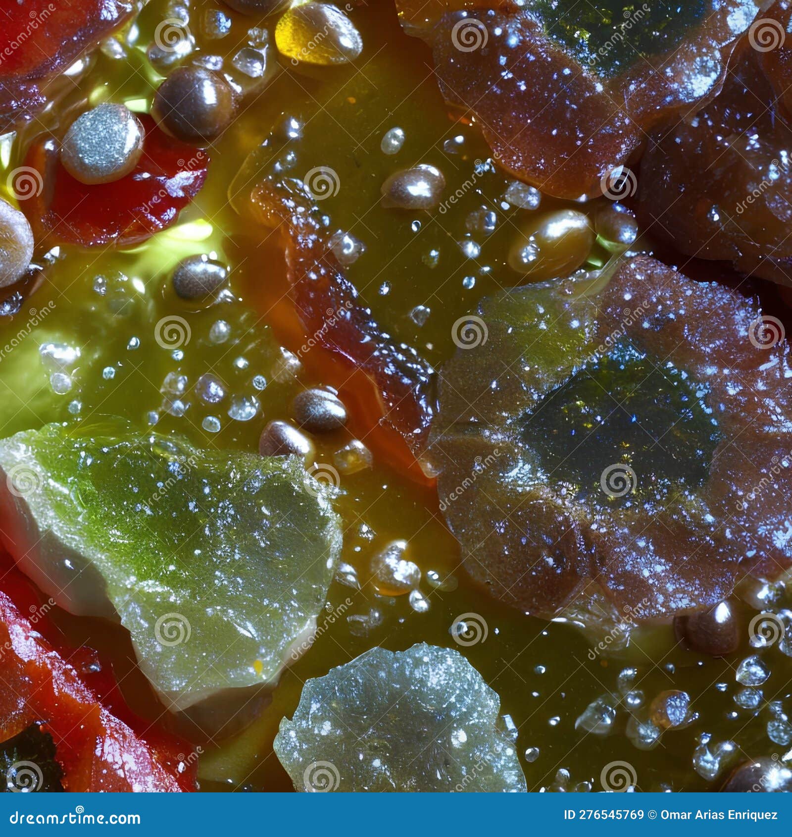 A Slimy and Squishy Texture with Jelly and Pudding3, Generative AI ...