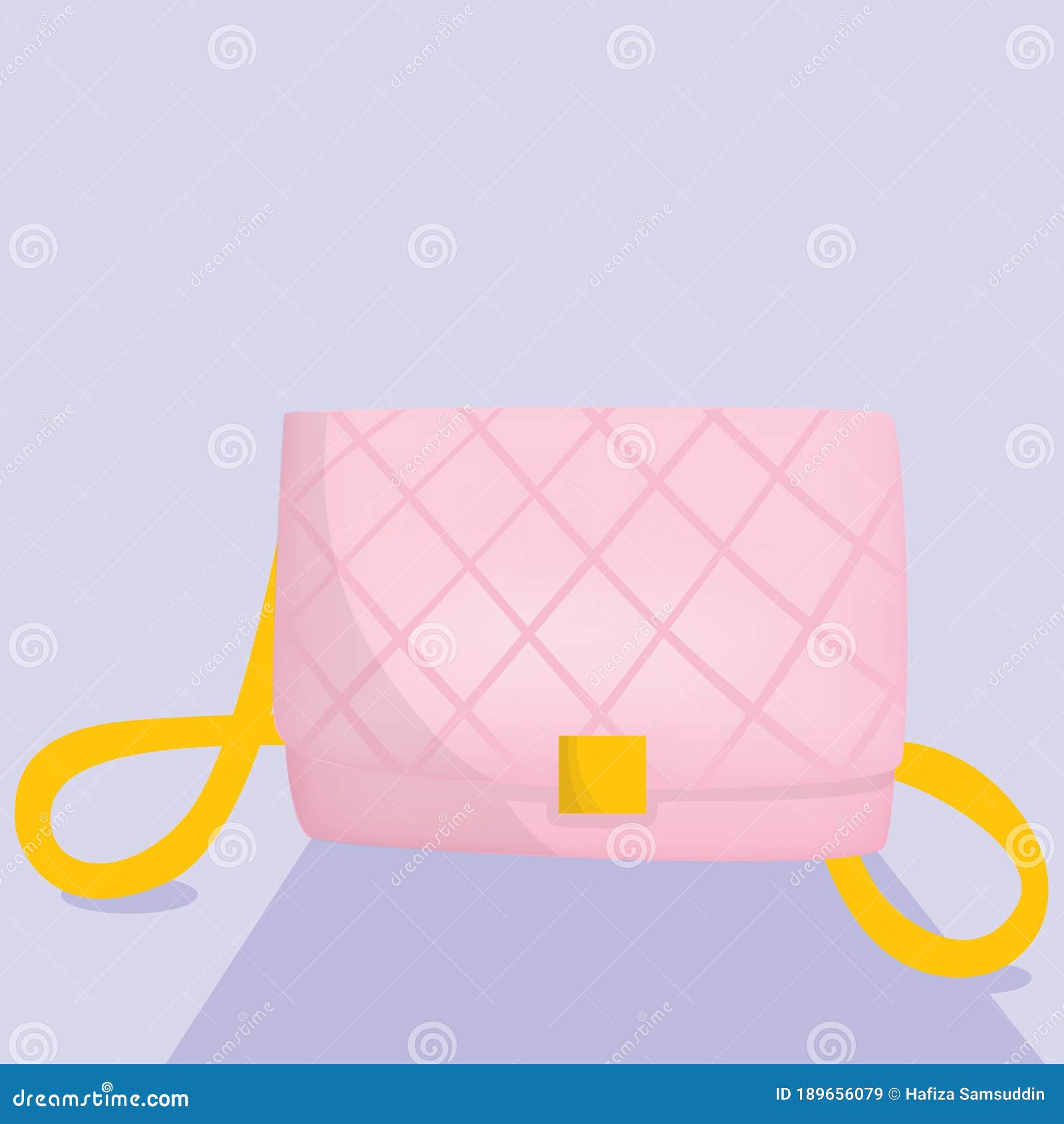 Sling Bag. Vector Illustration Decorative Design Stock Vector ...