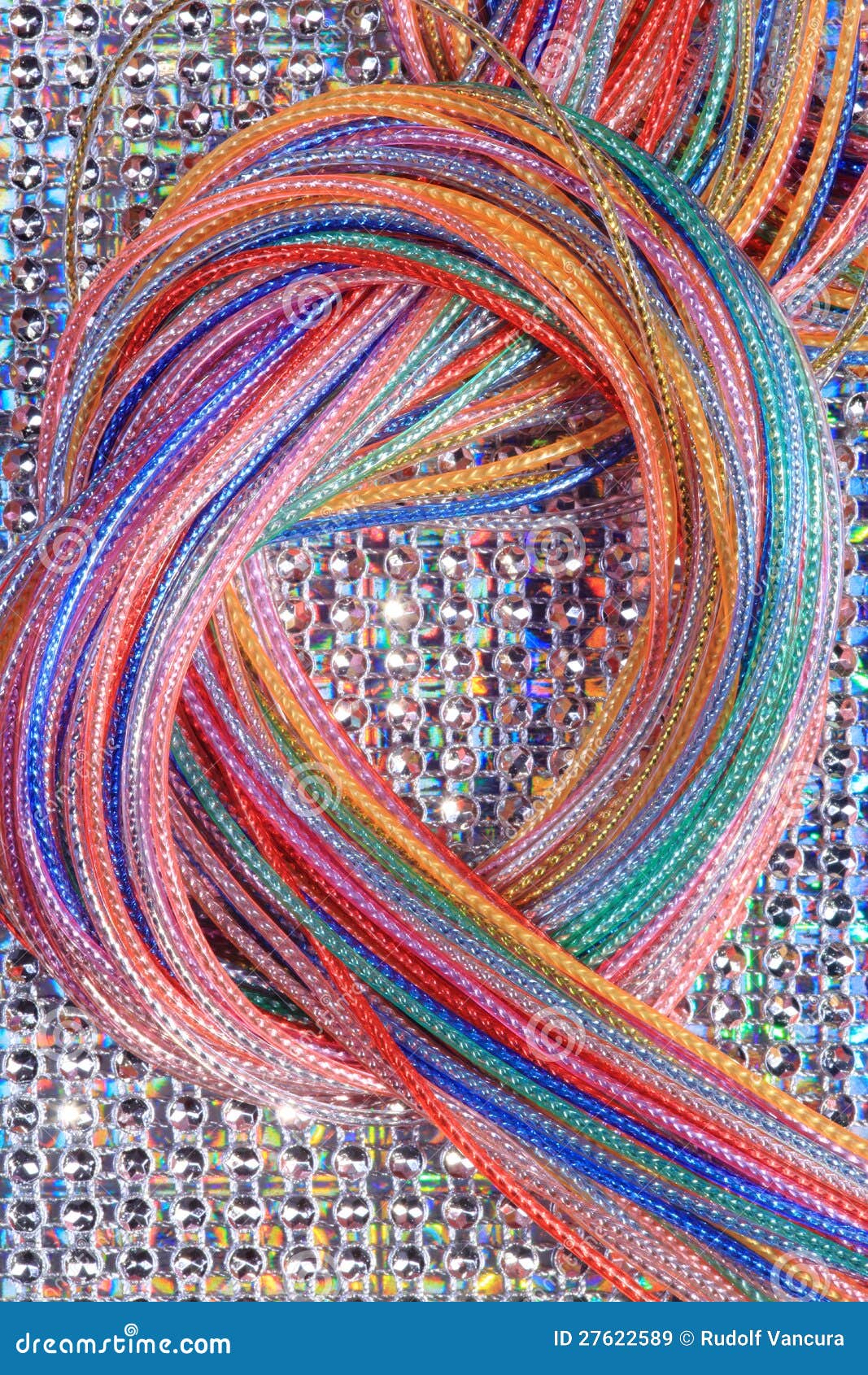 Sling of Colorful Strings stock image. Image of color - 27622589