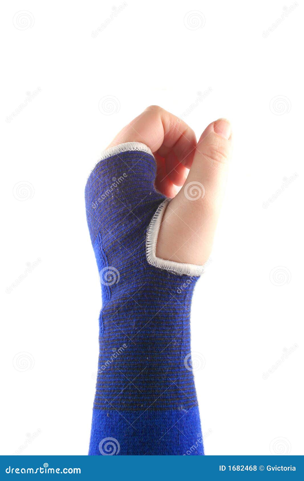 Sling hand stock photo. Image of ailment, elastic, bandage - 1682468