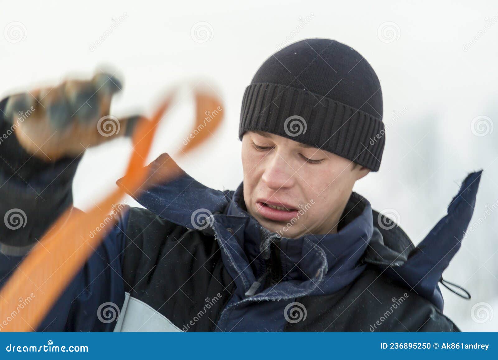 The Slinger Straps the Load with Rope Slings Stock Photo - Image of ...