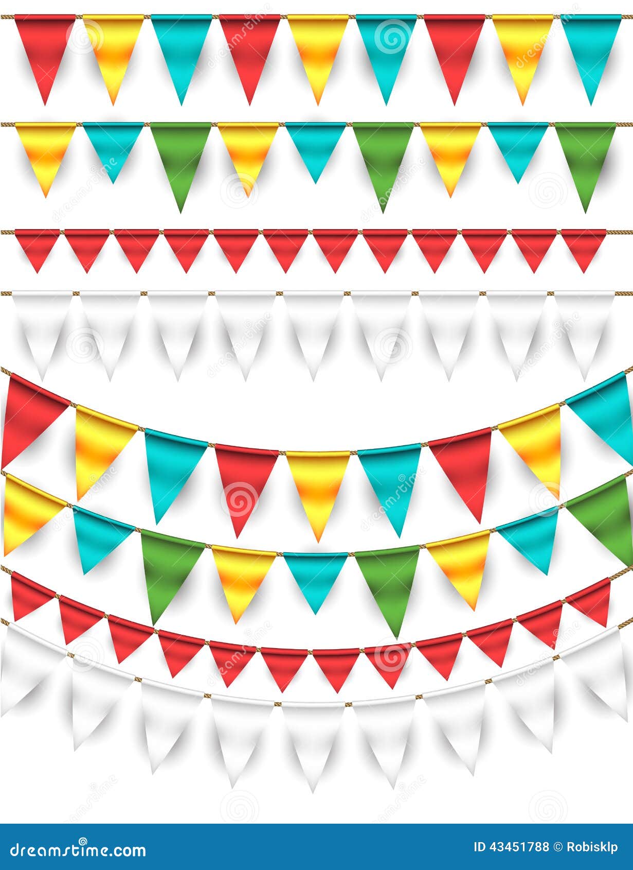 Slingers vector illustratie. Illustration of verjaardag - 43451788