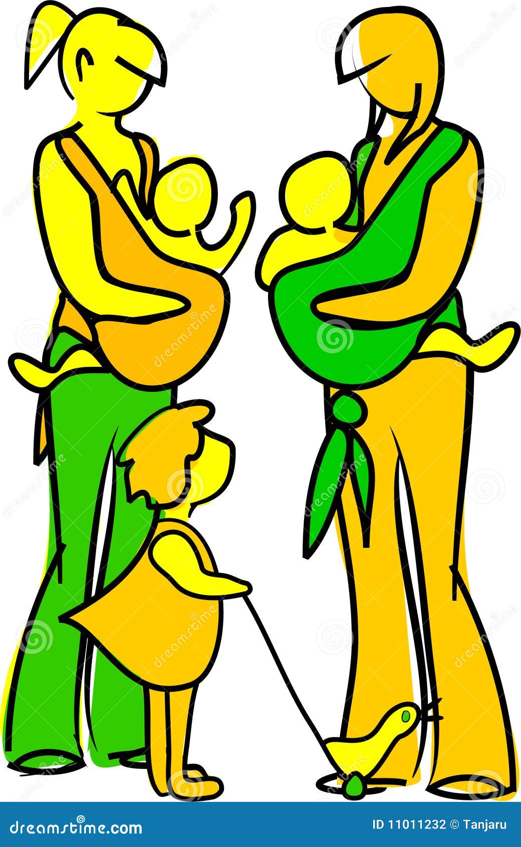 Slings stock vector. Illustration of sling, mother, wing - 11011232