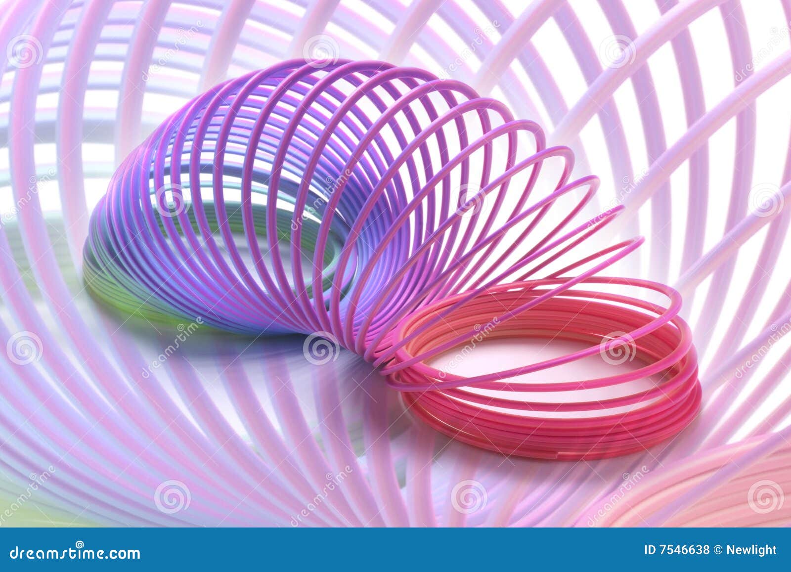 Slinky editorial stock photo. Image of motion, arch, plastic - 7546638