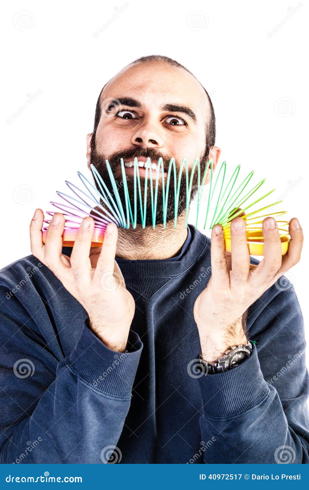 Slinky editorial photography. Image of bizarre, beard - 40972517