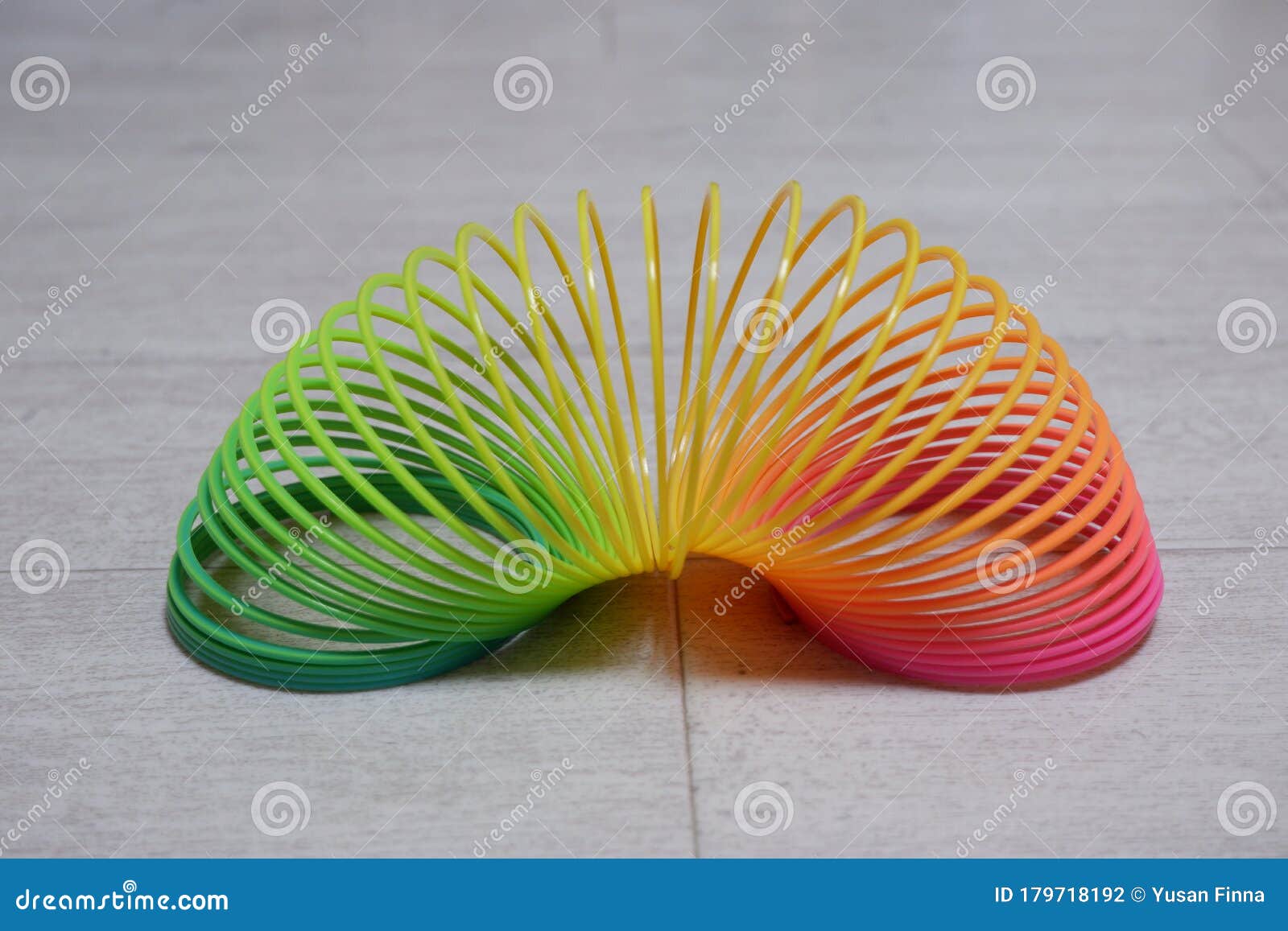 Slinky Colorful Rainbow Rings Editorial Photography - Image of baby ...