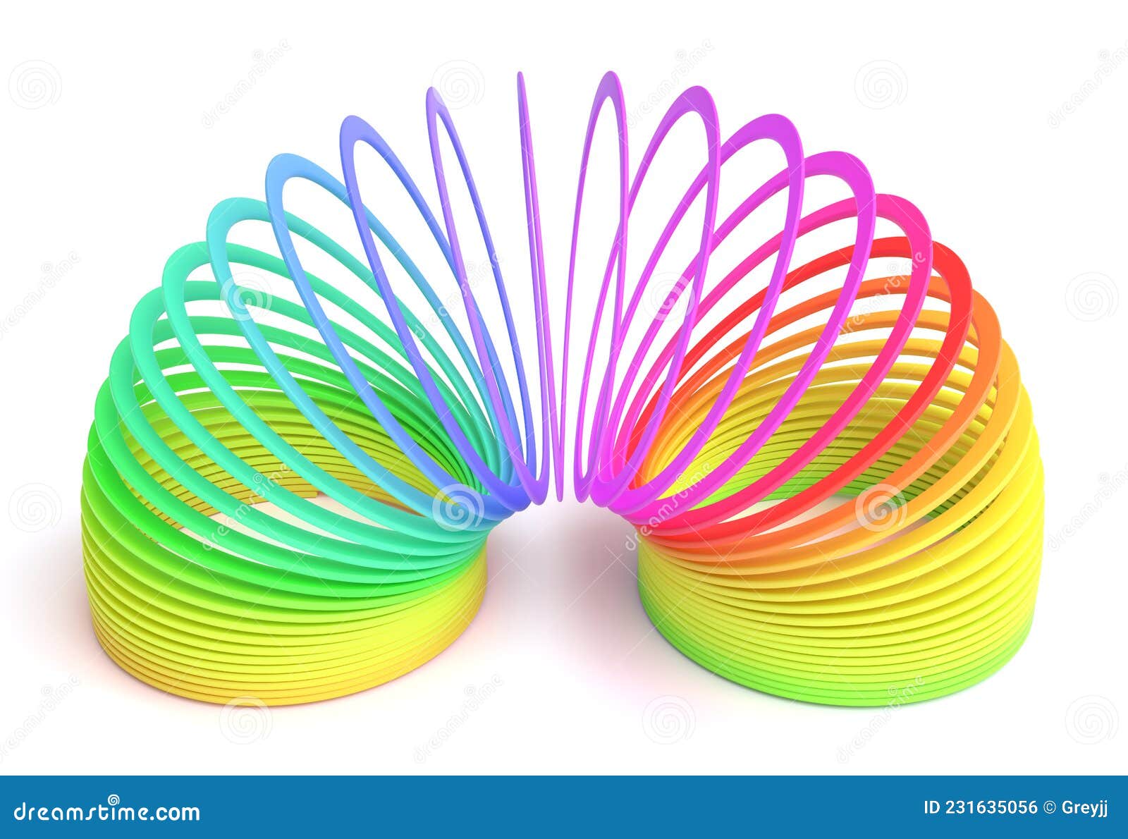 Rainbow Plastic Penny Board Skateboard Isolated On Yellow Background Royalty-Free Stock Photo ...