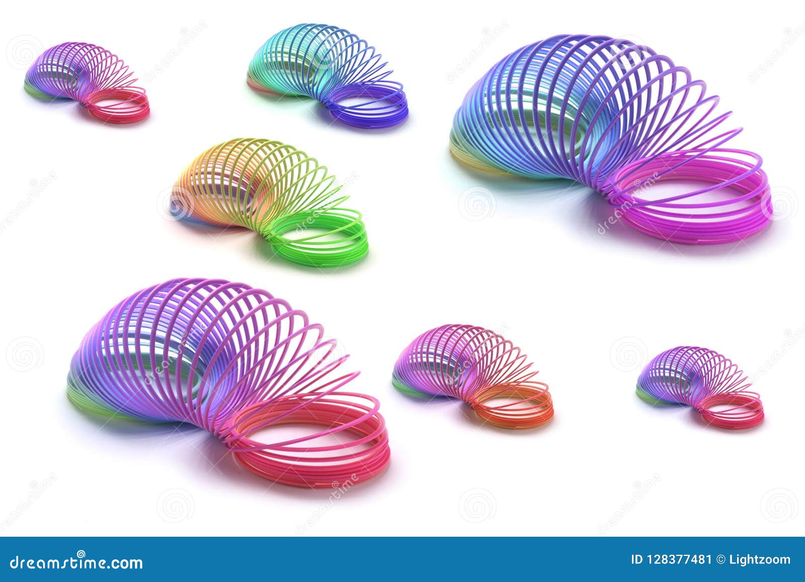 Coil Spring Toys editorial photo. Image of movement - 128377481