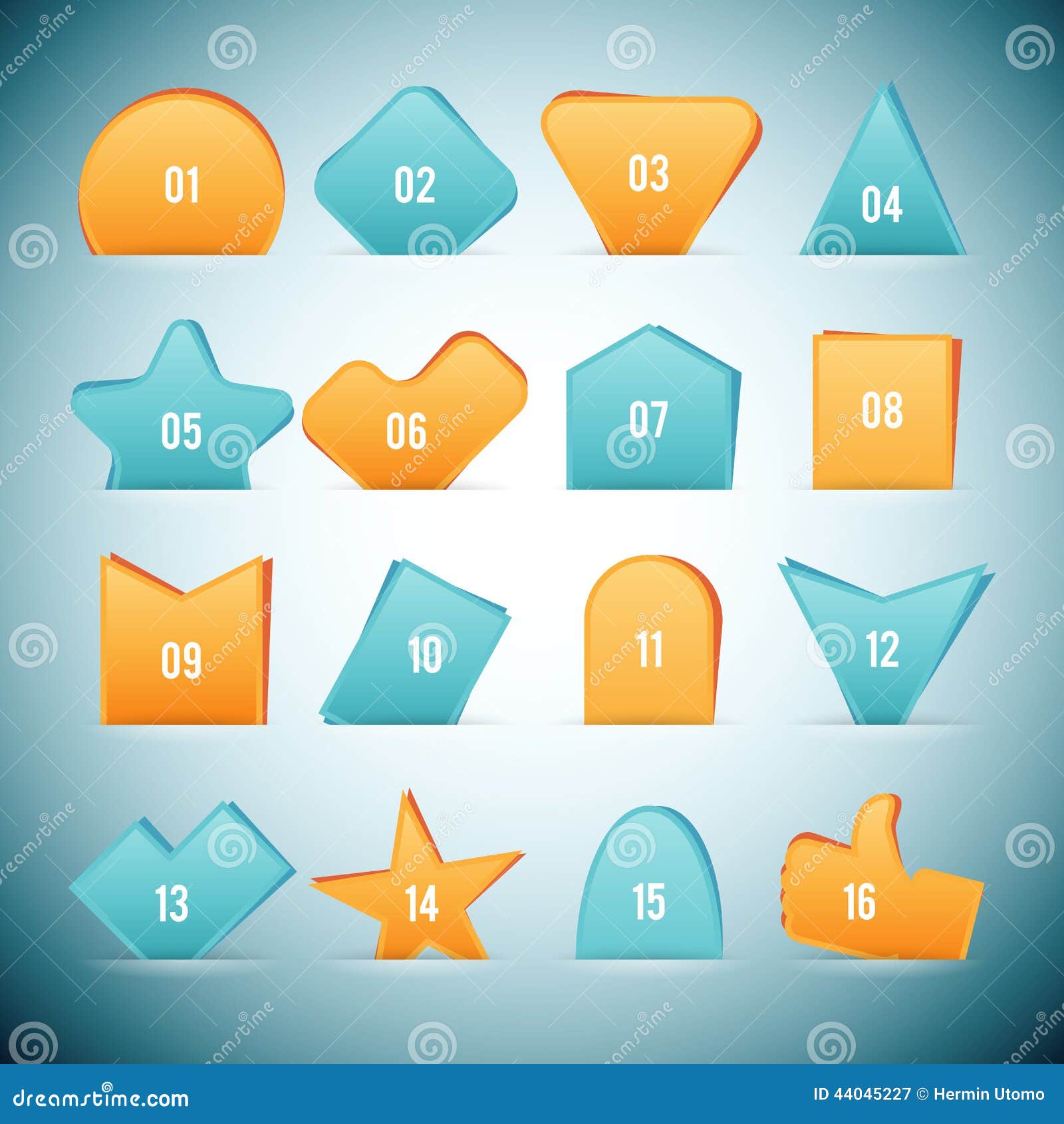 Slip Shape Web Elements stock vector. Illustration of vector - 44045227