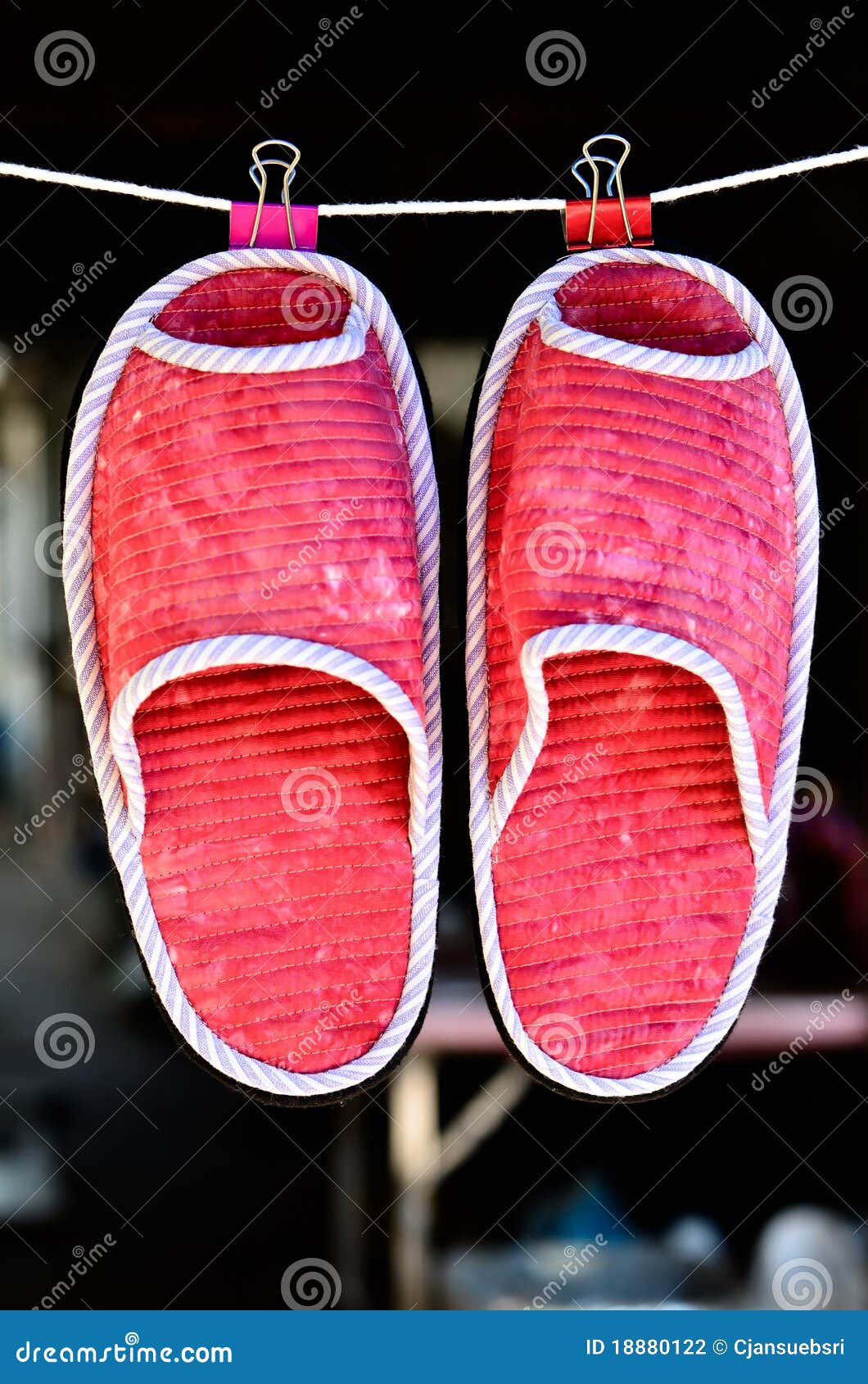 Slipper stock photo. Image of slipper, bathroom, pair - 18880122