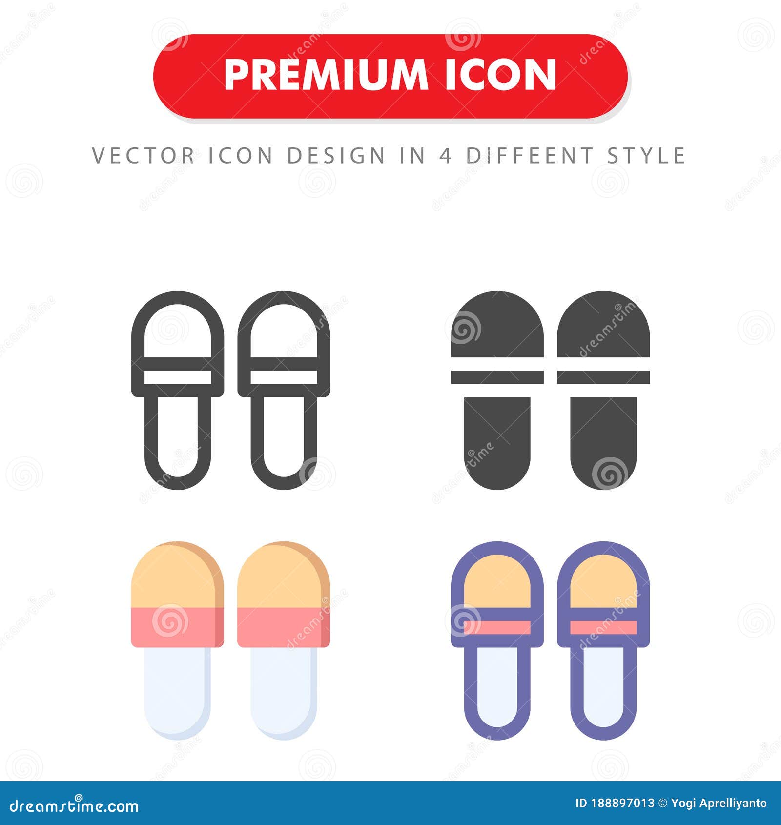 Slipper Icon Pack Isolated on White Background. for Your Web Site ...