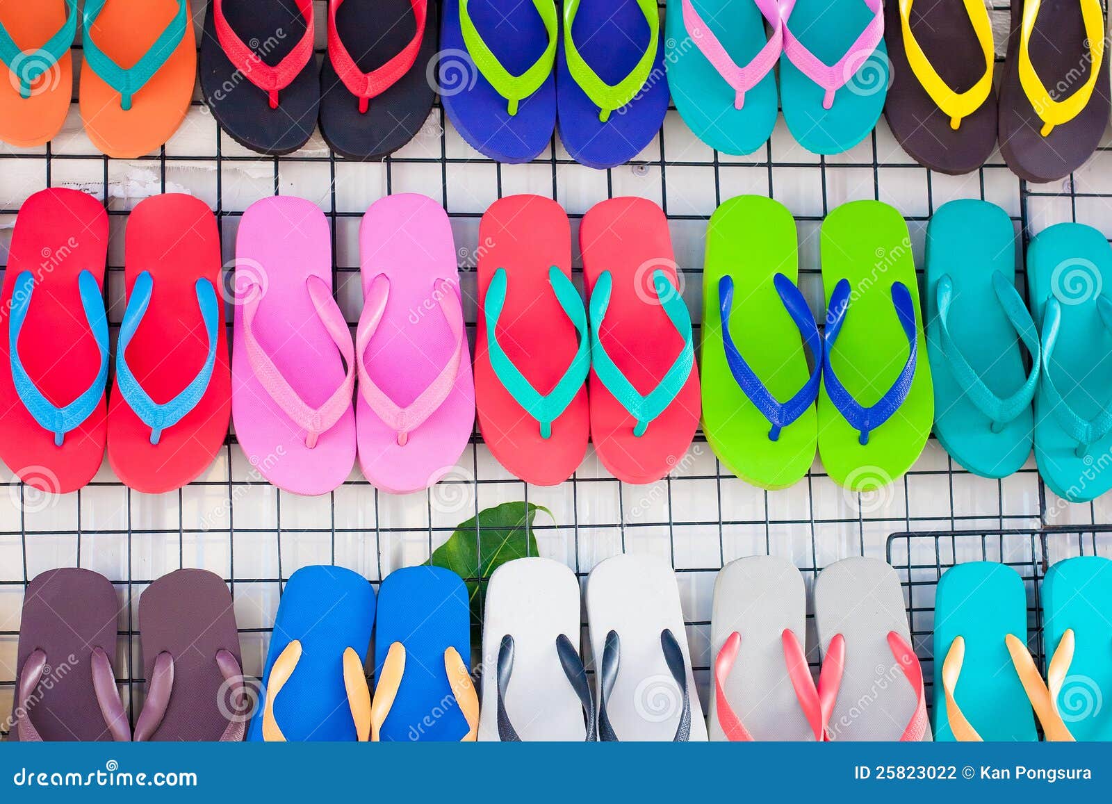 Slippers stock photo. Image of slippers, rainbow, mules - 25823022