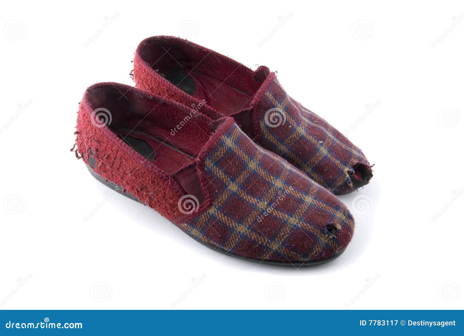 Slippers stock image. Image of tattered, torn, slipper - 7783117