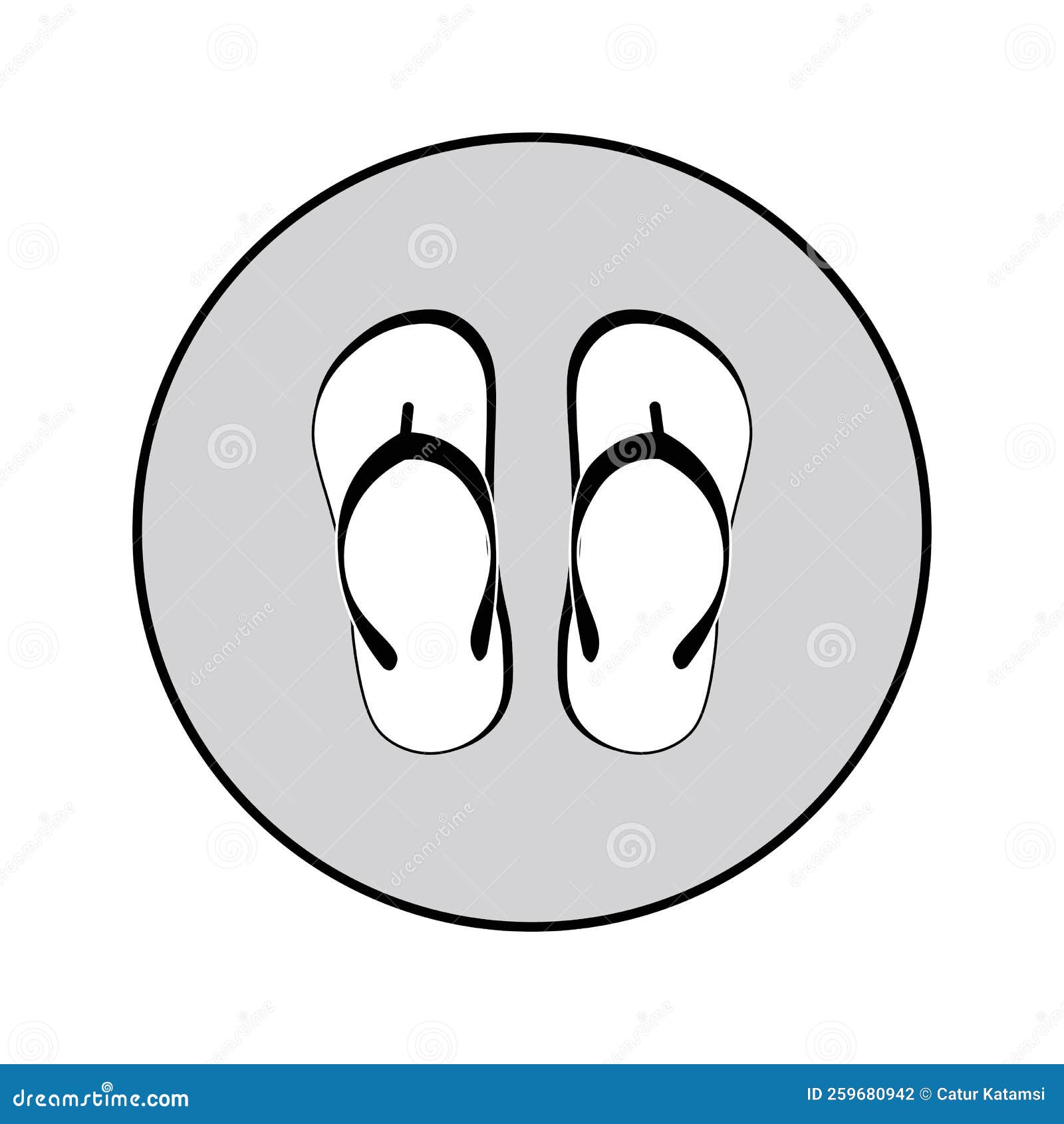 Slippers Logo Vector Design Template Stock Illustration - Illustration ...